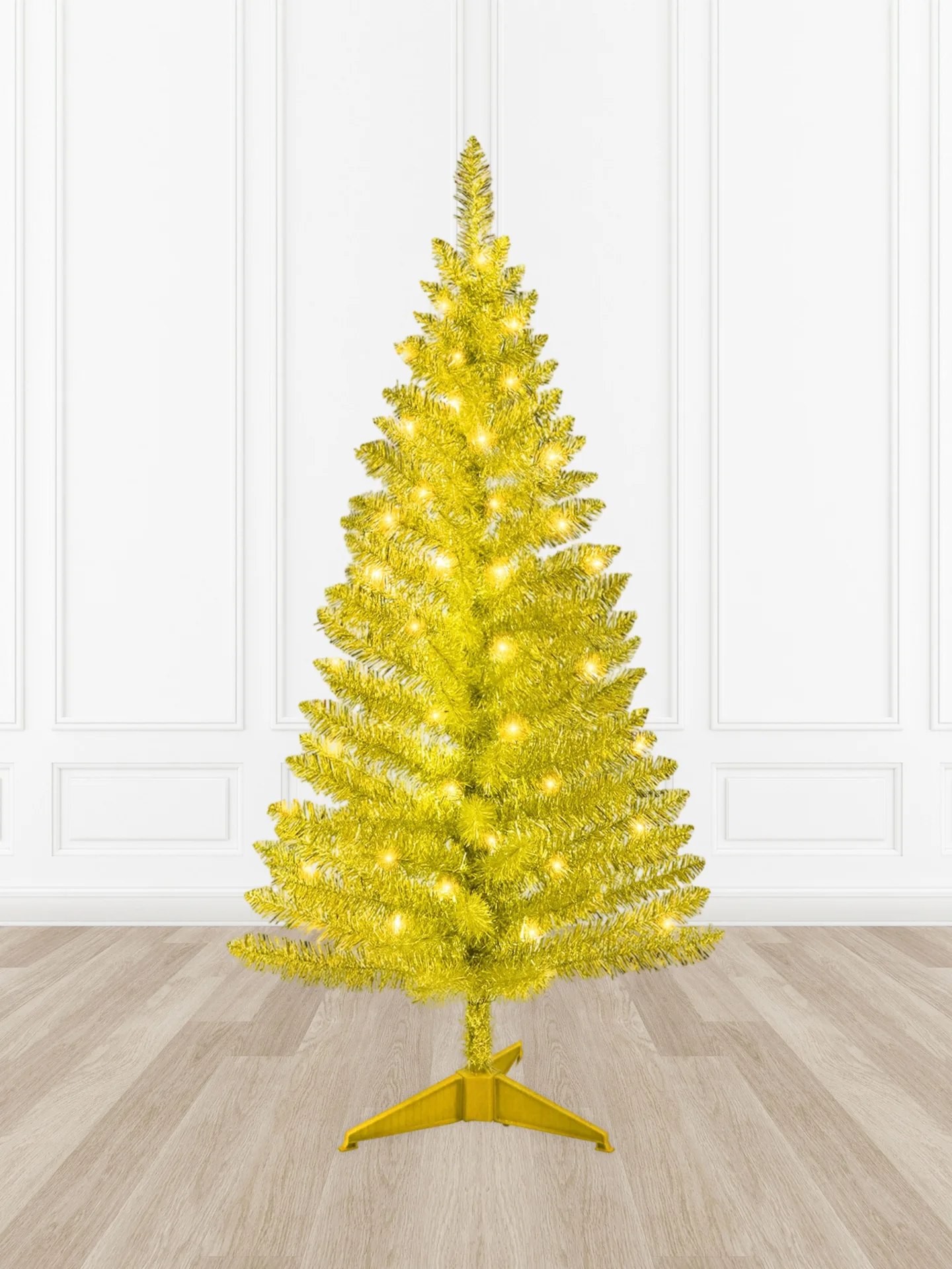 Gold Grace Christmas Tree - 4ft NONUO Artificial Christmas Trees