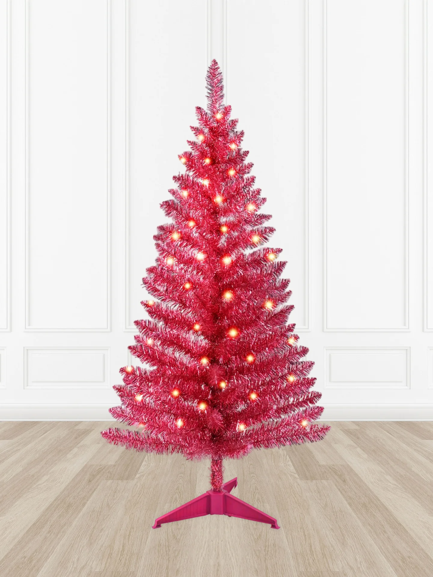 Red Grace Christmas Tree - 4ft NONUO Artificial Christmas Trees